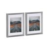 Nicola Spring Photo Frames with 5" x 7" Mount - 8" x 10" - Grey - Pack ...
