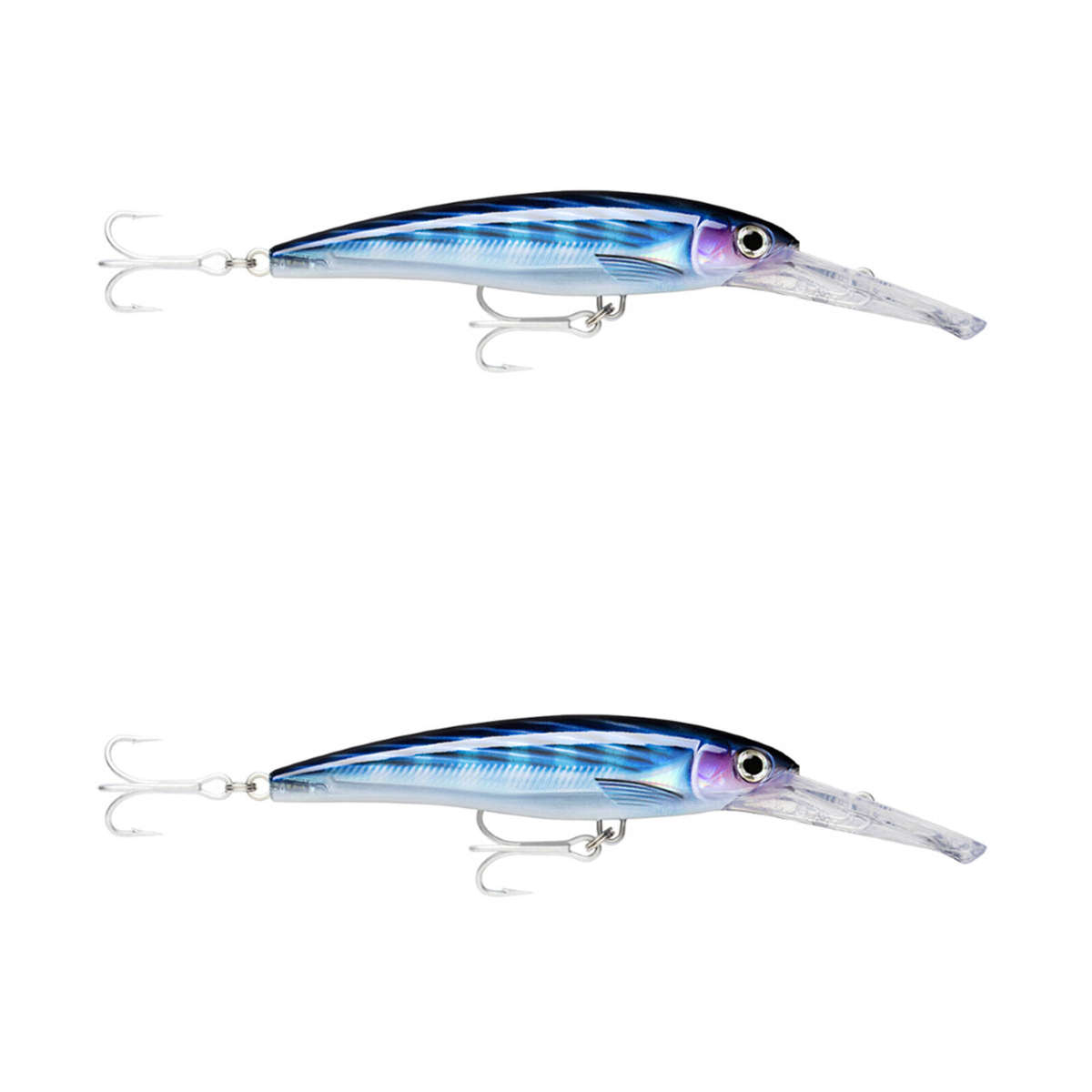 2x Rapala 18cm X Rap Magnum 40 Deep Diving Trolling Lures - HD Bonito ...
