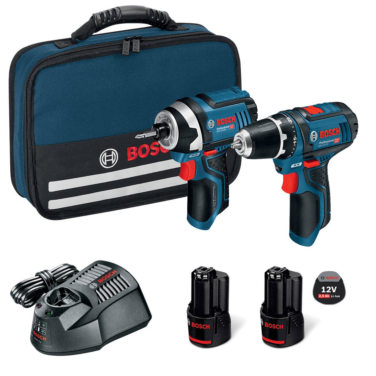 Bosch 12V Professional 2.0Ah Combo Kit 0615990L1G - Bunnings New Zealand