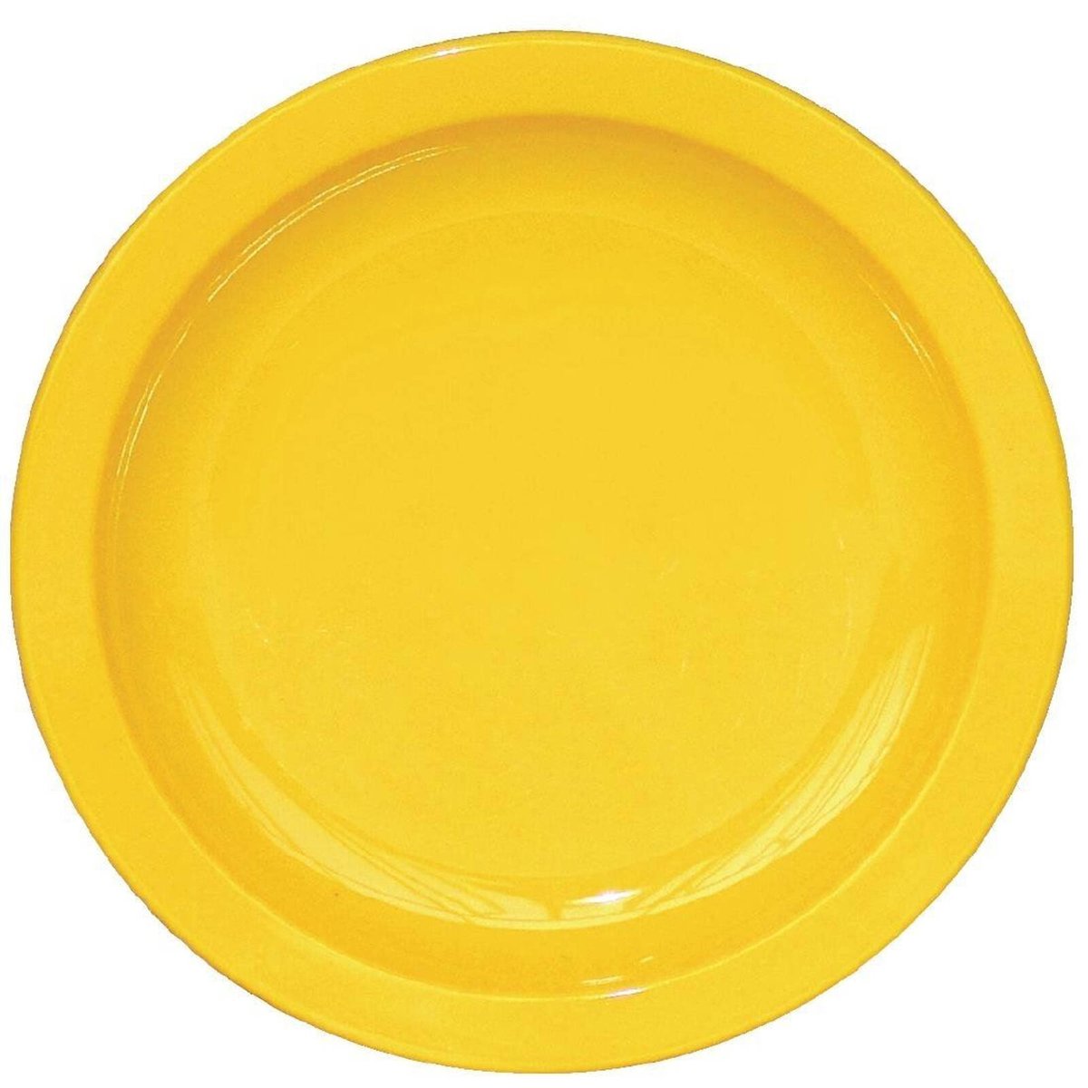 Olympia Plates Kristallon Polypropylene Shatterproof Yellow 172mm 12 ...