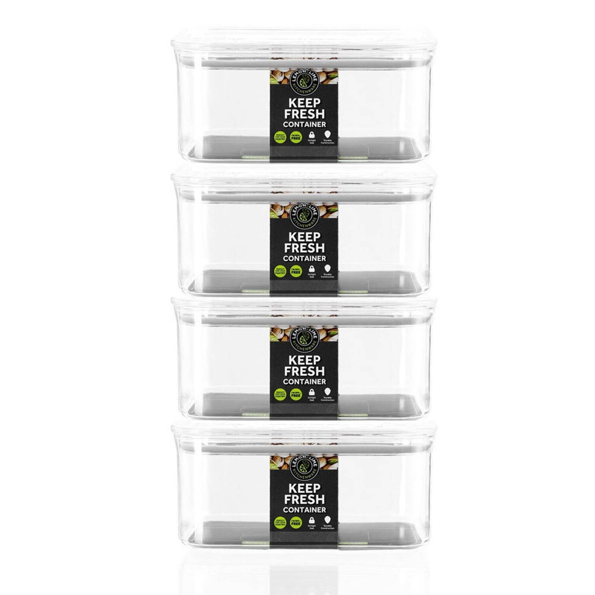 4x Lemon & Lime 850ml Keep Fresh Food Container - Bunnings Australia