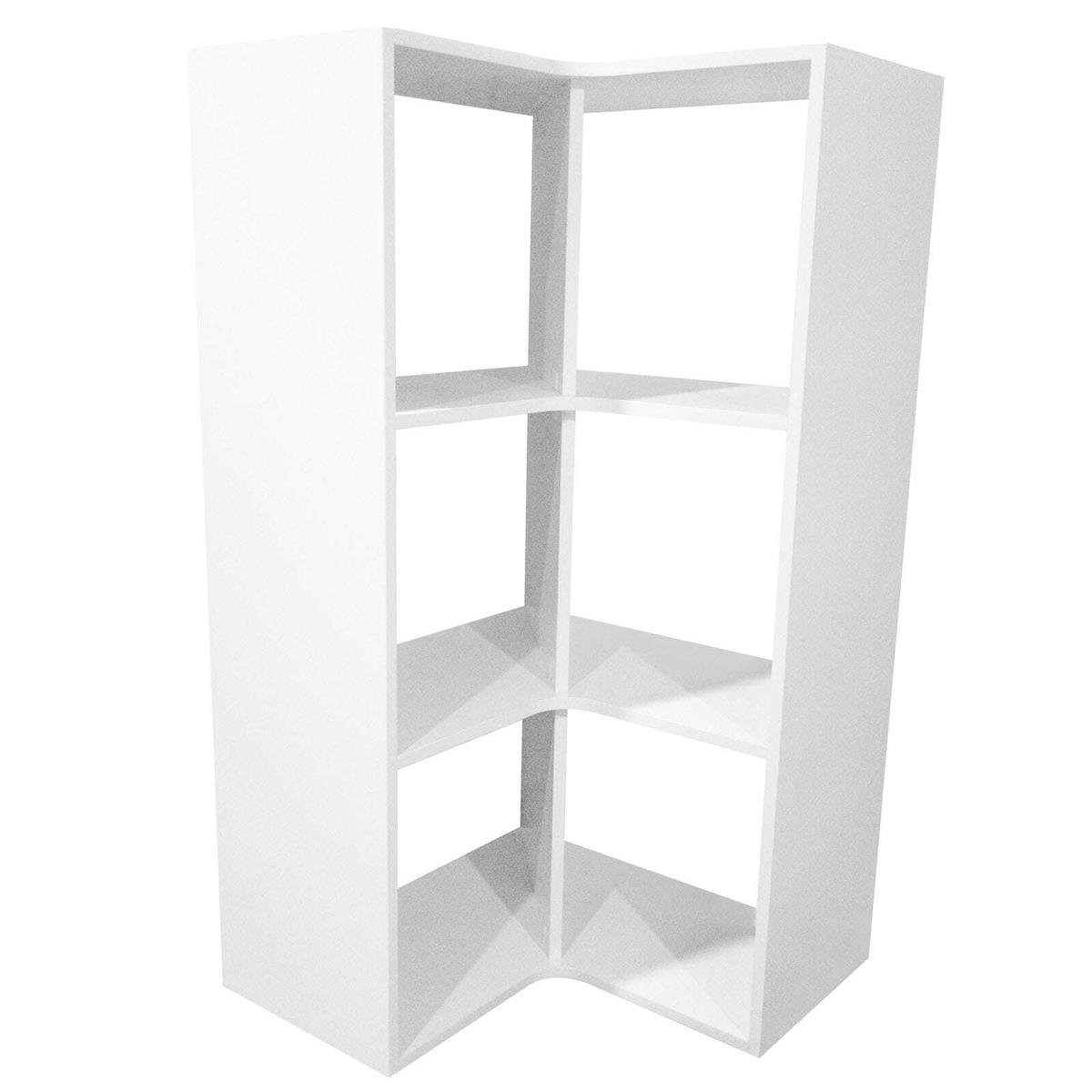 Lugna 1072 x 682 x 390mm White 3 x 2 Cube Corner Unit - Bunnings Australia