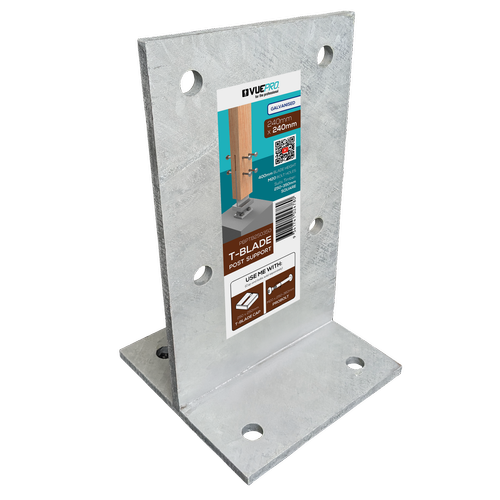 VUEPRO 240 x 240mm T-Blade Post Support - Bunnings Australia
