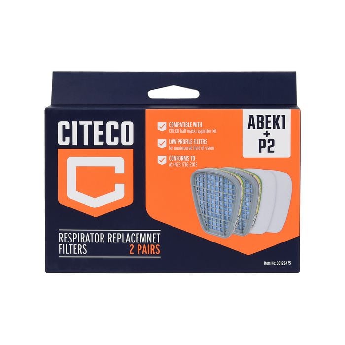 Citeco Replacement Respirator Cartridge ABEK1P2 - Bunnings Australia