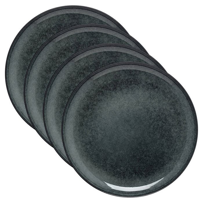 4PK Ecology Element 26.5cm Stoneware Dinner Plate Round - Raven ...