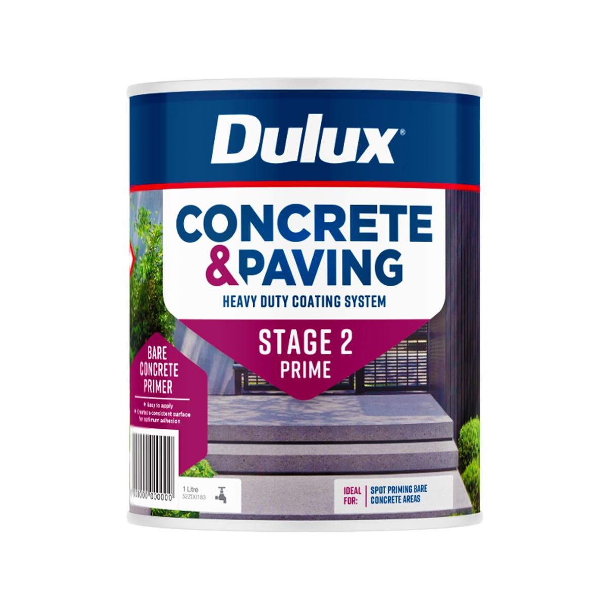 Dulux Concrete And Paving Bare Concrete Primer - 1L - Bunnings Australia