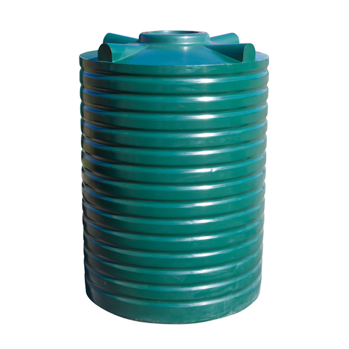 Clark Tanks 3000L Round Poly Water Tank - Heritage Green - Bunnings ...