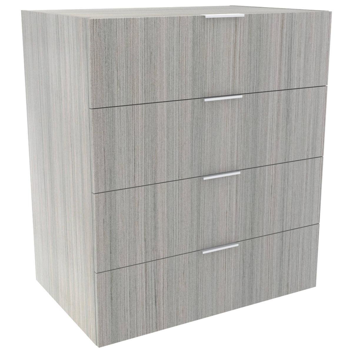 Lugna 1024 x 900 x 580mm Mist 4 Drawer Ready to Assemble Unit ...