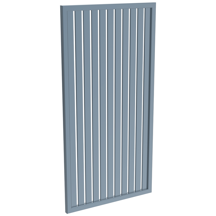 ProtectorAl 300 - 1000 x 1001 - 2000mm Deep Ocean Vertical 18mm Gap Aluminium Welded Slat Panel ...