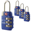 4x Lewis N Clark TSA Approved Combination Lock Travel Luggage Padlock ...
