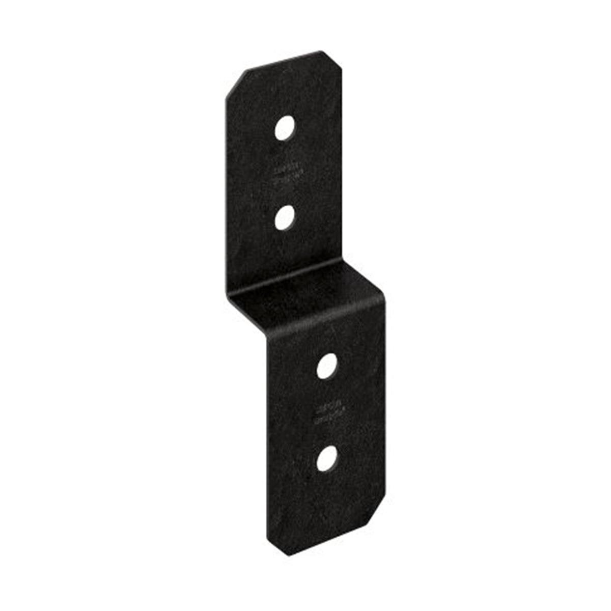 Simpson Strong-Tie 250 x 75mm Black Outdoor Accents Strap Offset Plate ...
