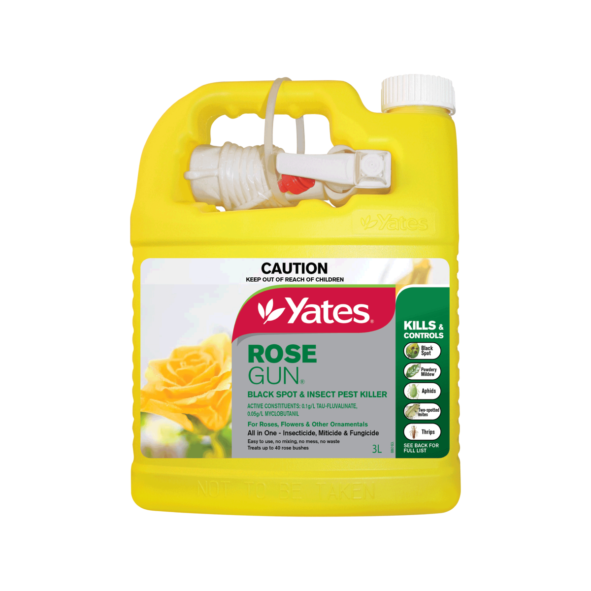 Yates 3L Ready To Use Rose Gun - Bunnings New Zealand