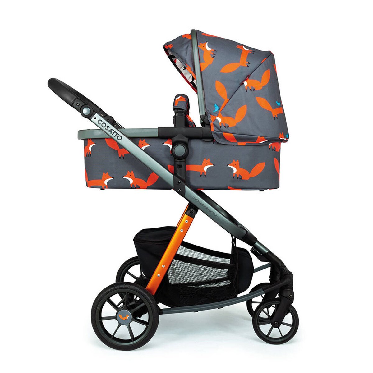 Cosatto Giggle Quad Pram & Push Chair Charcoal Mr Fox Baby/Infant ...