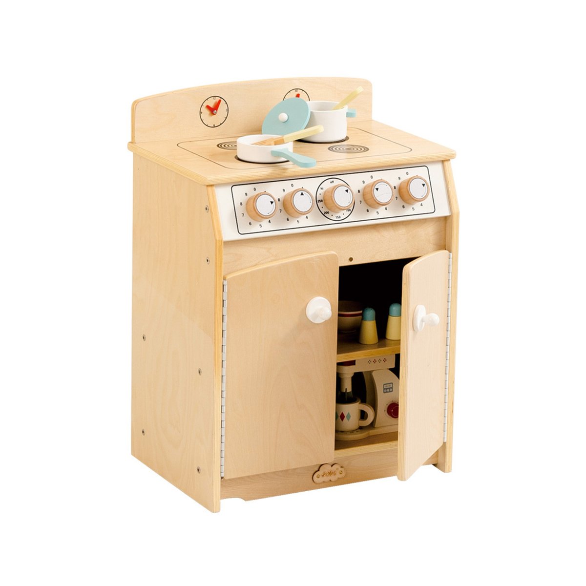 Jooyes Kids Wooden Play Kitchen Stove - H65cm - 48cm | role play | 65cm ...