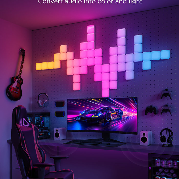 Govee Smart Mini Panel Lights 10 Pack - Bunnings Australia