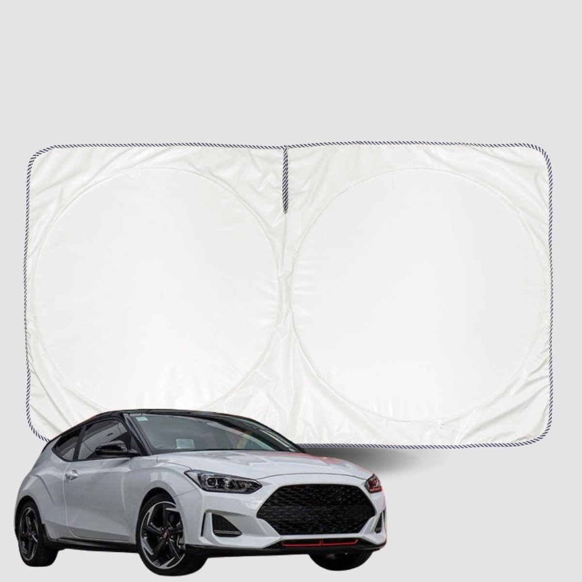 Windscreen Sun Shade for Hyundai® Veloster 2011-2018 Universal Fit ...