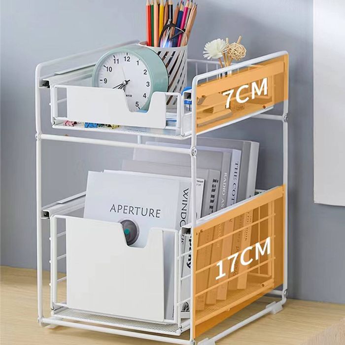 Viviendo Pantry Kitchen Organiser Sauce Rack Spice Storage with sliding ...