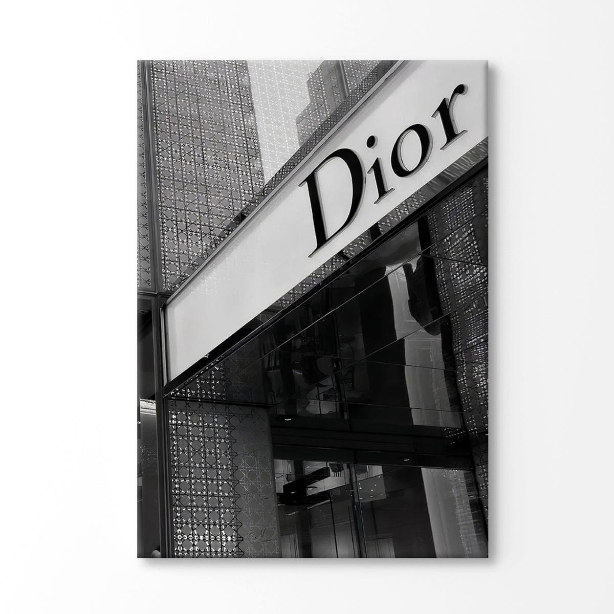 Black Fashion Store Print 100% Australian Made 150x100cm (Stretched ...
