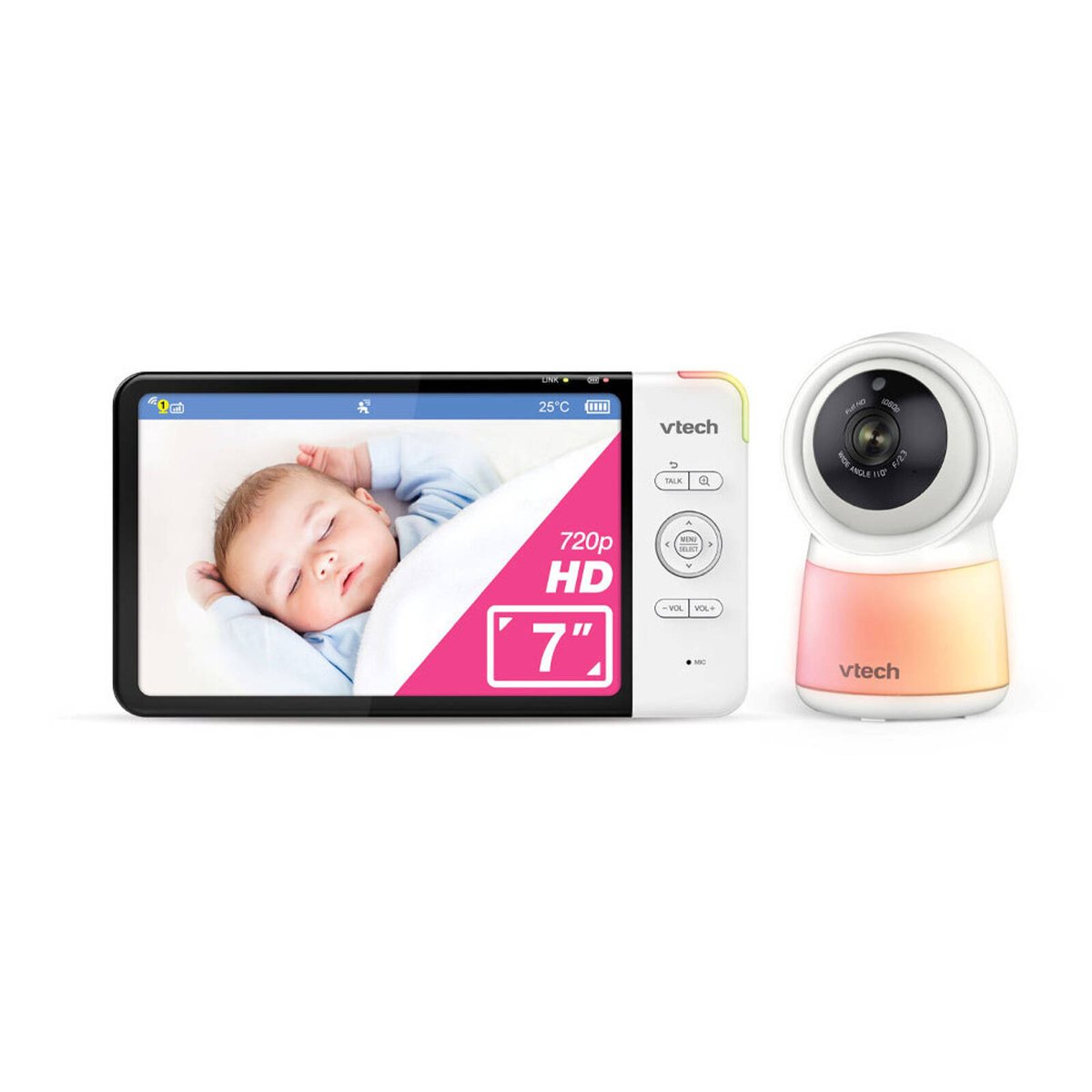 VTech 7 Inch Smart HD Video Monitor With Remote Access - Bunnings Australia