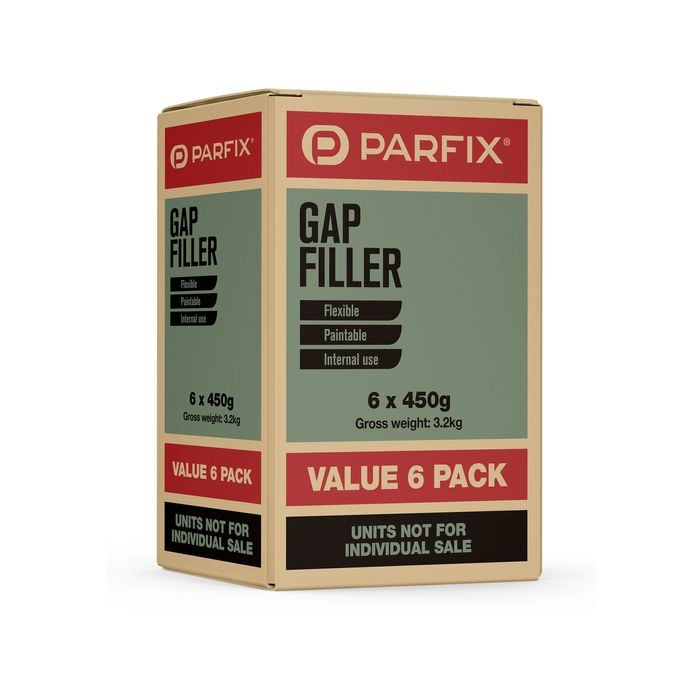 Parfix 450g White Gap Filler - 6 Pack - Bunnings Australia