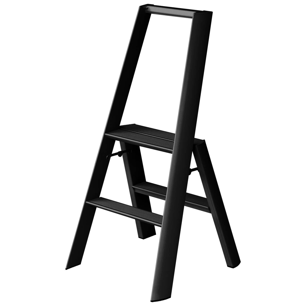 Syneco 120kg 2 Step Domestic Contempo Aluminium Ladder - Black ...