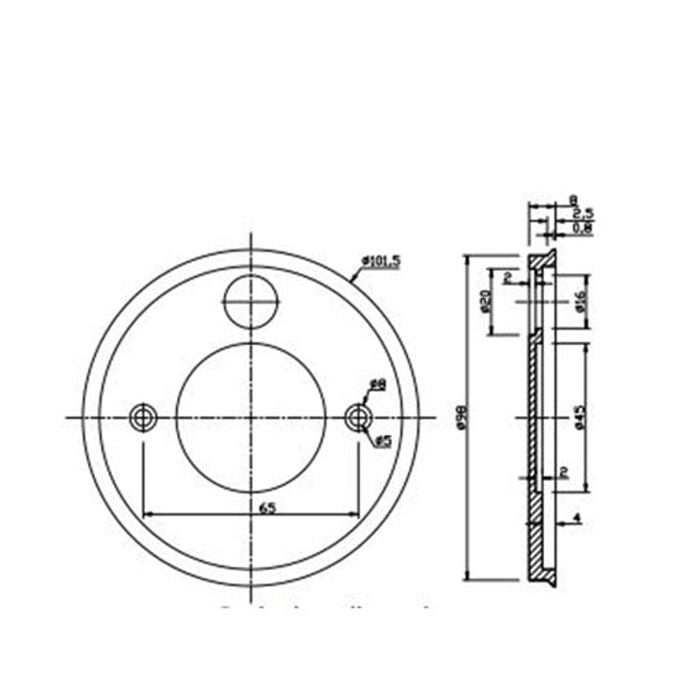 CLA Lighting Vox Surface Mounted LED Exterior Square Up/Down Wall Light ...