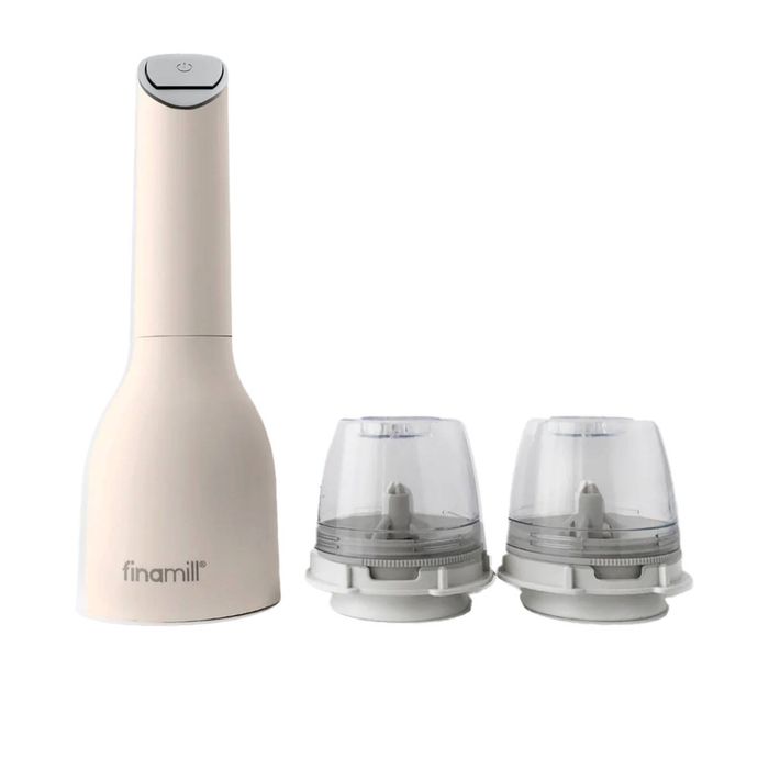 FinaMill Electric Spice Grinder with 2 Pro Plus Pods Soft Cream ...