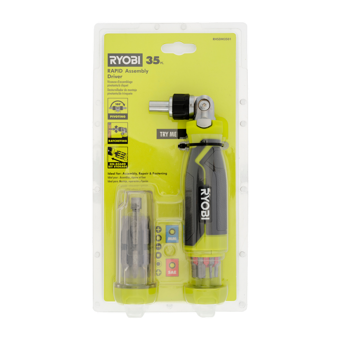 Ryobi 35-Piece Quick Change Ratcheting Driver - Bunnings Australia