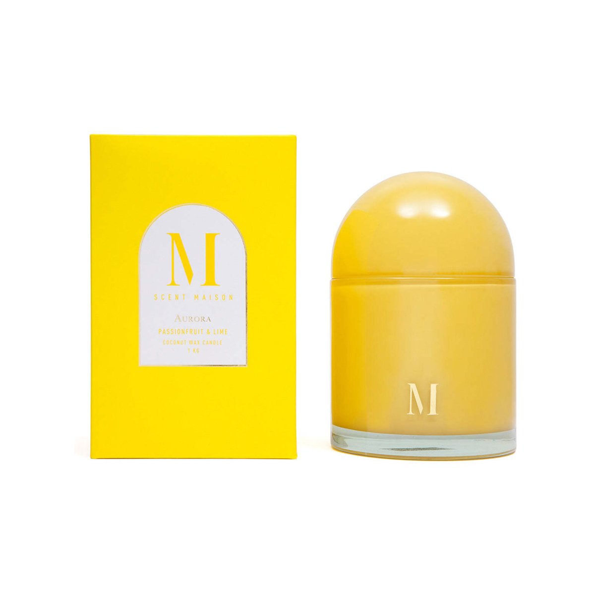 Scent Maison Aurora 1000g Scented Wax Candle - Passionfruit & Lime ...