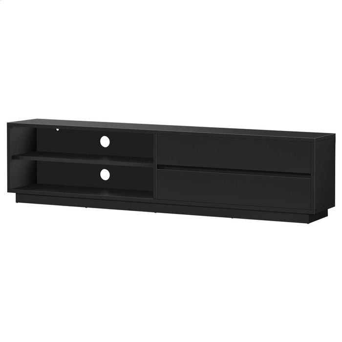 ALFORDSON TV Unit Black 180cm - Bunnings Australia