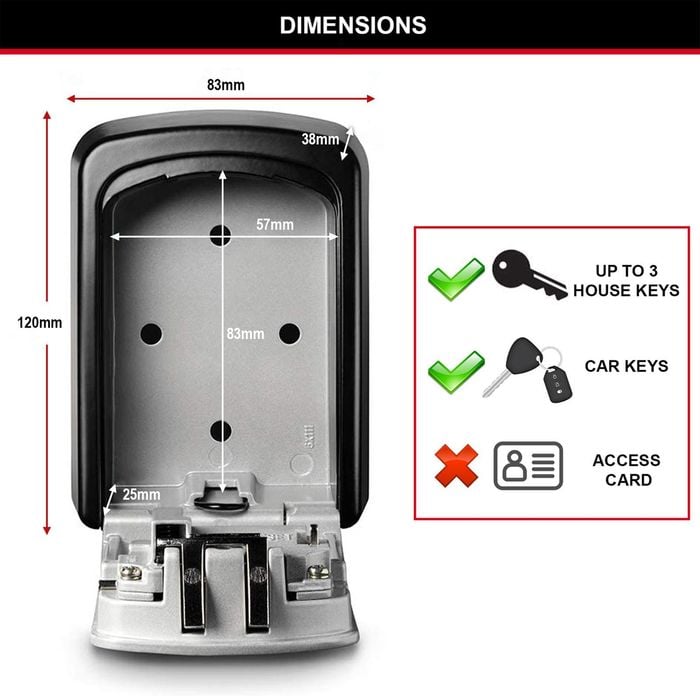 Master Lock Wall Mounted Key Safe - Bunnings Australia