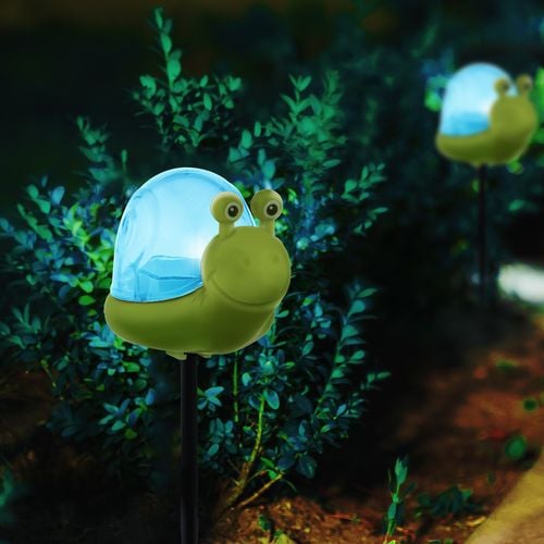 Arlec 14cm Assorted LED Solar Snail Stake Light - Bunnings Australia