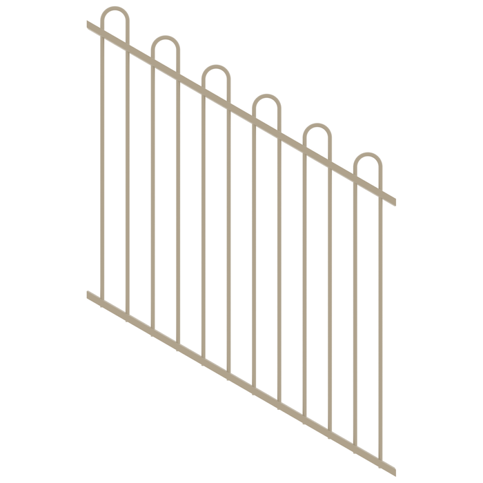 ProtectorAl 0350-1200W x 1200H Paperbark Loop Top Pool Fence Panel ...