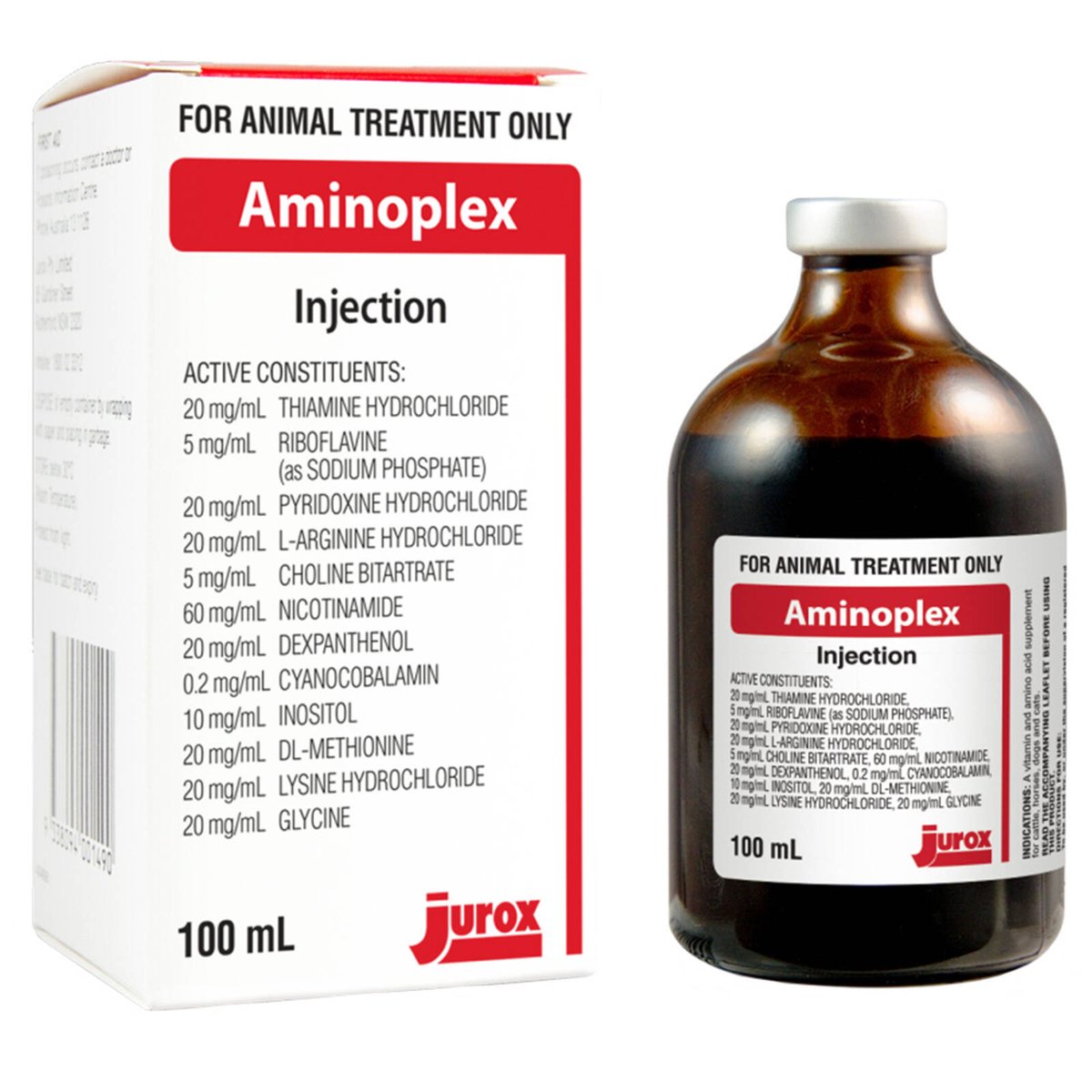 Jurox Aminoplex Vitamins & Amino Acids For Animals 100ml - Bunnings ...