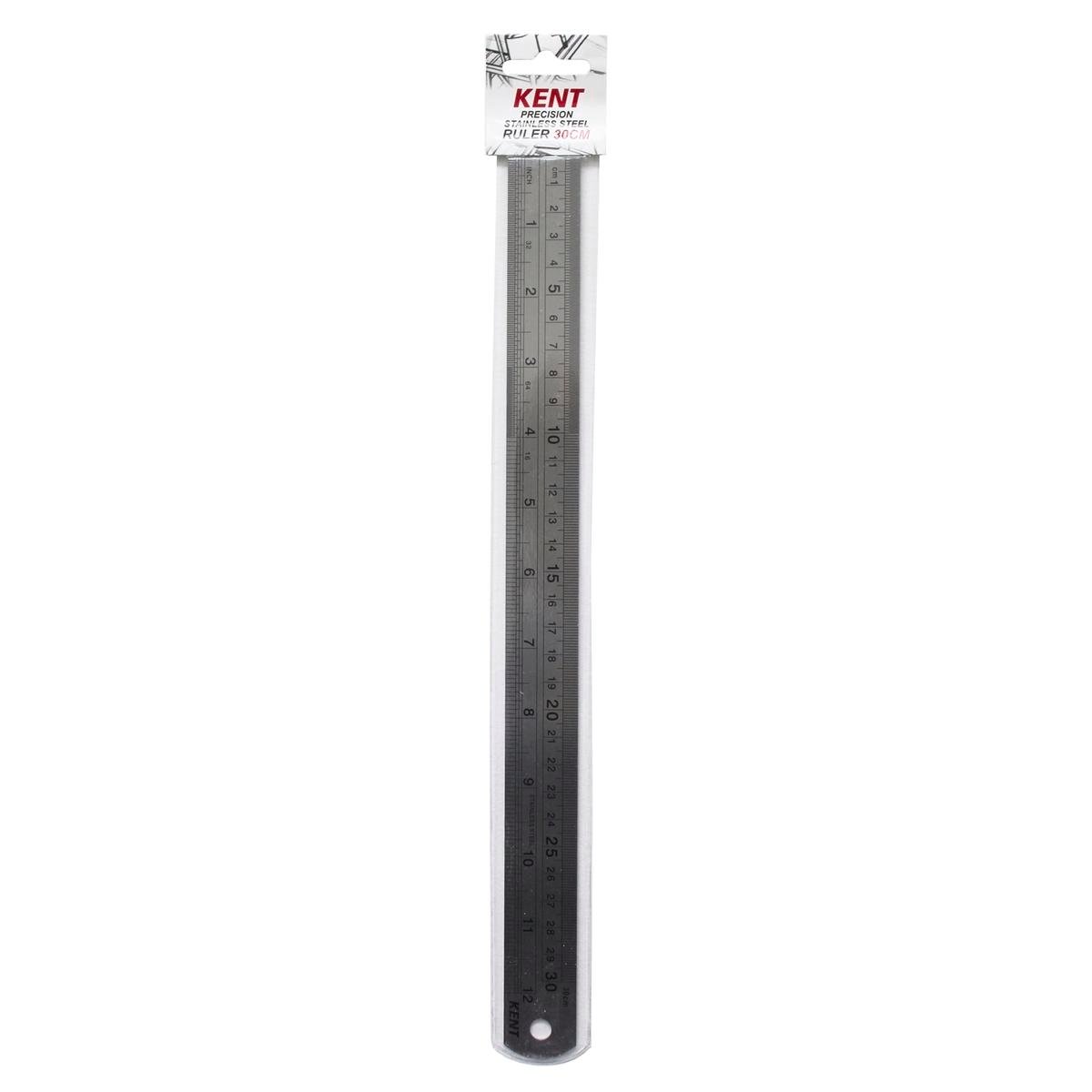 Kent 300mm Stainless Steel Imperial / Metric Ruler - Bunnings New Zealand