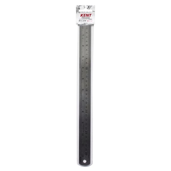 Kent 300mm Stainless Steel Imperial / Metric Ruler - Bunnings New Zealand