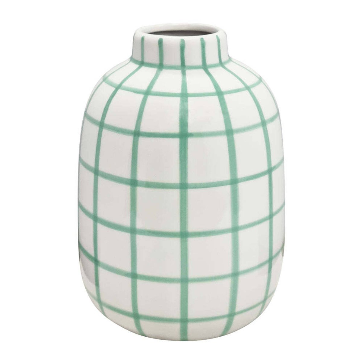 J.Elliot Home Wallace Check Vase 17x17x23.5cm Peppermint - Bunnings ...