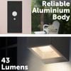 Arlec 43L Premium Solar LED Wall Light With Motion Sensor - Bunnings ...
