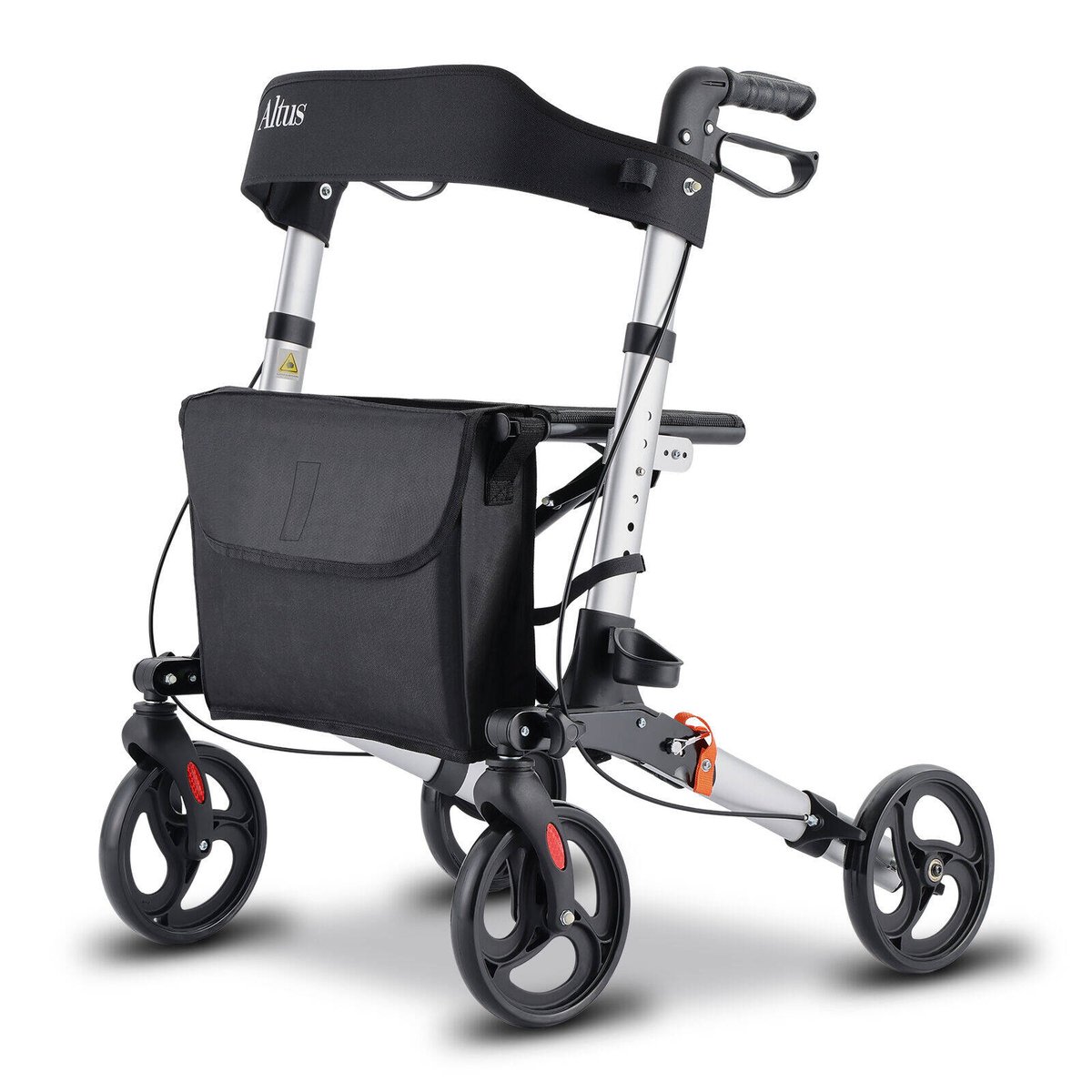 Altus Euro Walker Mobility Rollator Seat Aluminium Frame - Silver ...