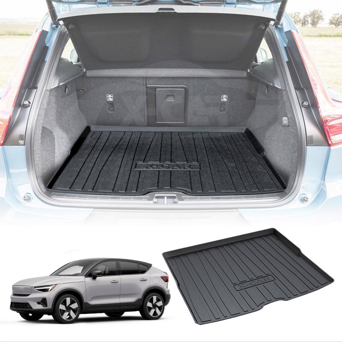 Boot Liner for Volvo C40 2022-2024 Heavy Duty Cargo Trunk Cover Mat ...