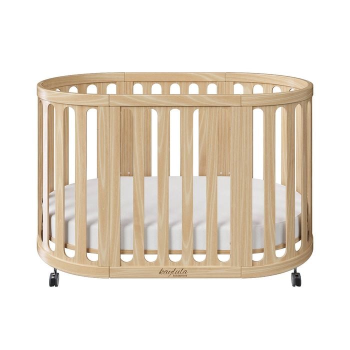 Babyhood Kaylula Sova Cot Classic & Mattress - Beech - Bunnings Australia