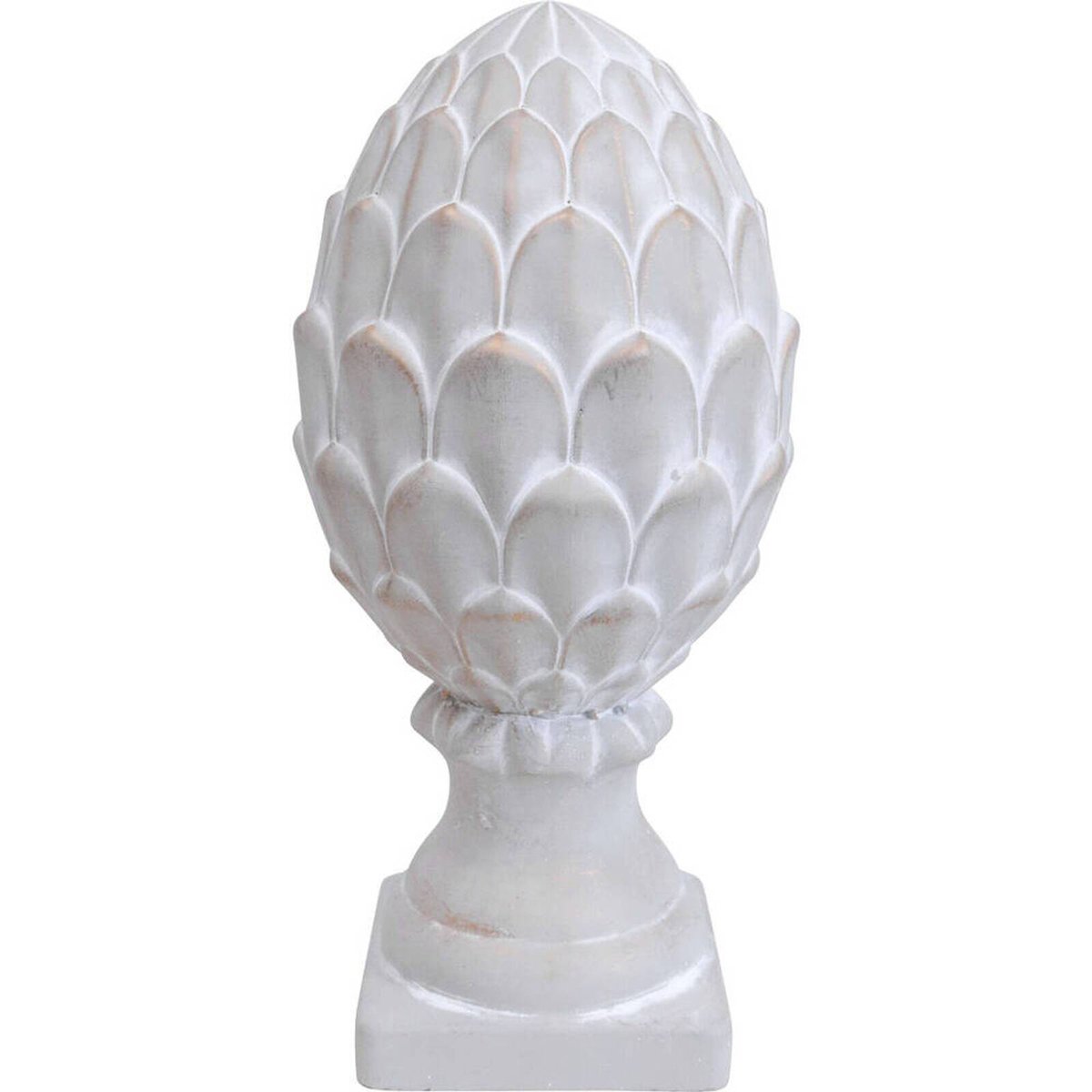 LVD Concrete Acorn Sculpture Large Home Decor 14.5x30cm - White ...