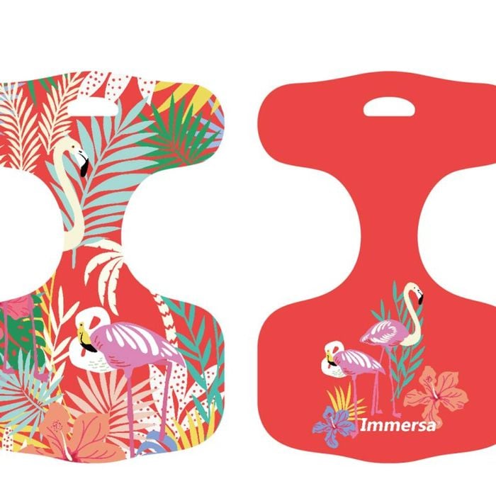 Immersa Small Graphic Flamingo Deluxe Pool Saddle Noodle Float ...