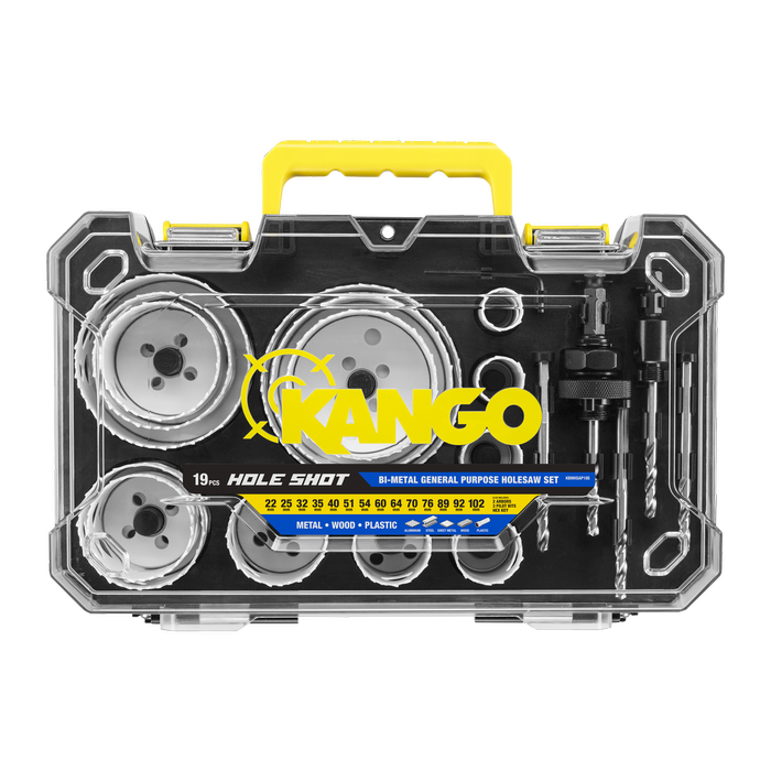 Kango 19-Piece Bi-Metal General Purpose Hole Saw Set - Bunnings New Zealand