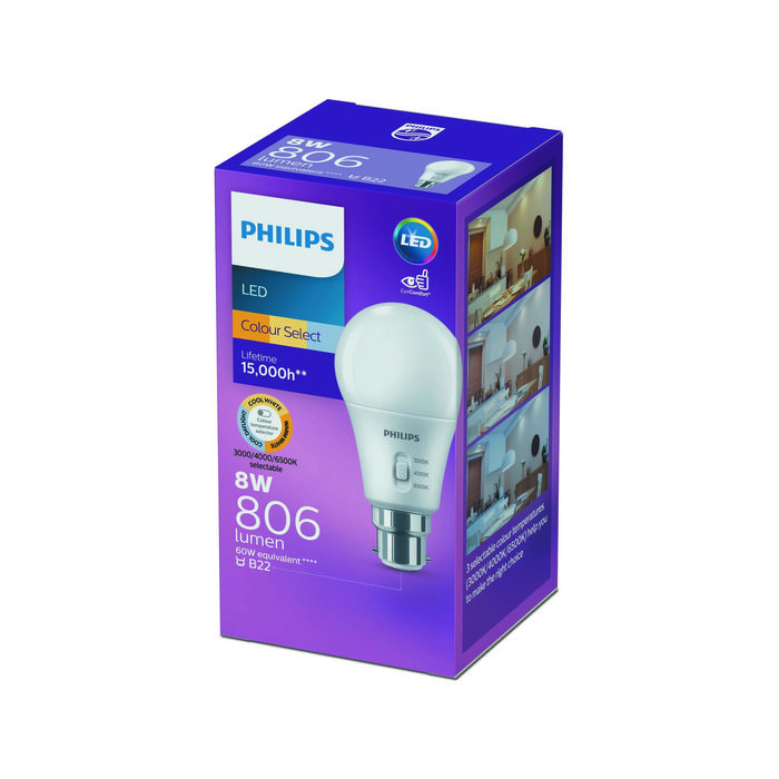 Philips A60 B22 LED 806Lm CW/WW/DL 8W Globe - Bunnings Australia