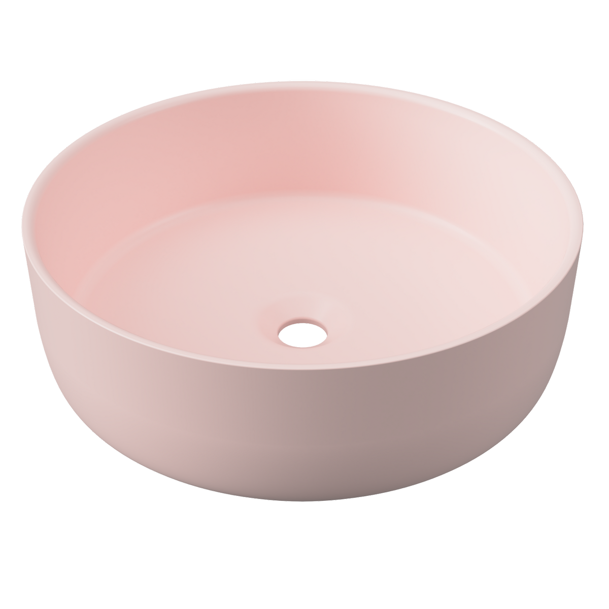 New England Joinery 360mm Pink Matt Allure Basin - Bunnings Australia