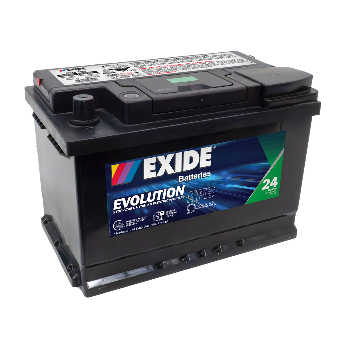 Exide Evolution Stop Start Battery SSEFB-66EU - Bunnings Australia
