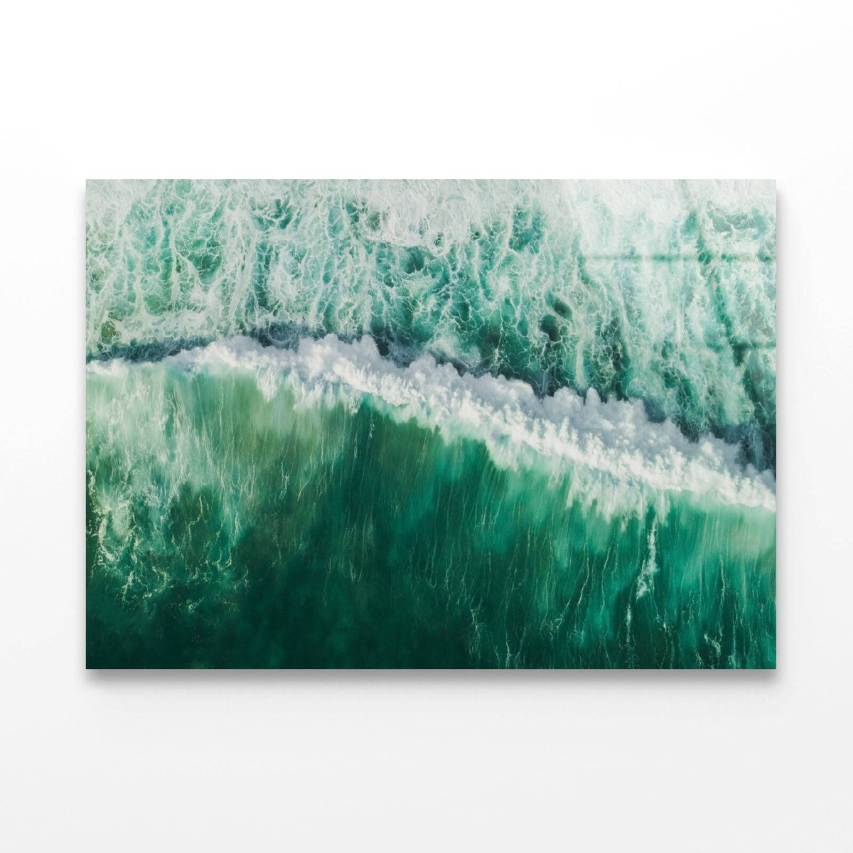Aerial Wave Drone Shot Print 100% Australian Made 120 x 90cm (Acrylic ...