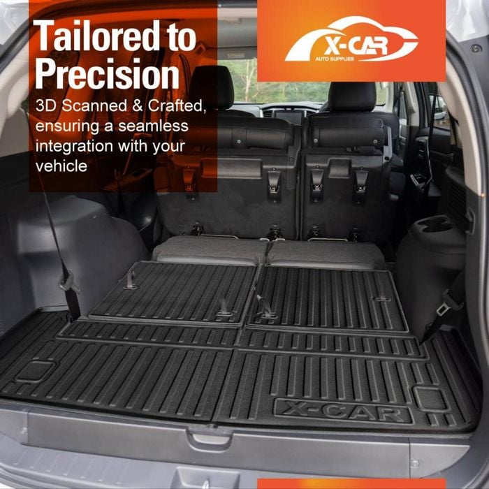 Boot Liner for Mitsubishi Pajero Sport 7 Seater Version 2015 2024 Cargo Trunk Cover Mat Luggage Bunnings Australia