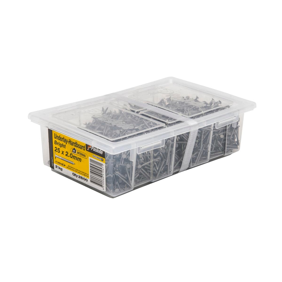 Paslode 25 x 2.0mm 2kg Hardboard Underlay Nail - 2600 Pack - Bunnings ...